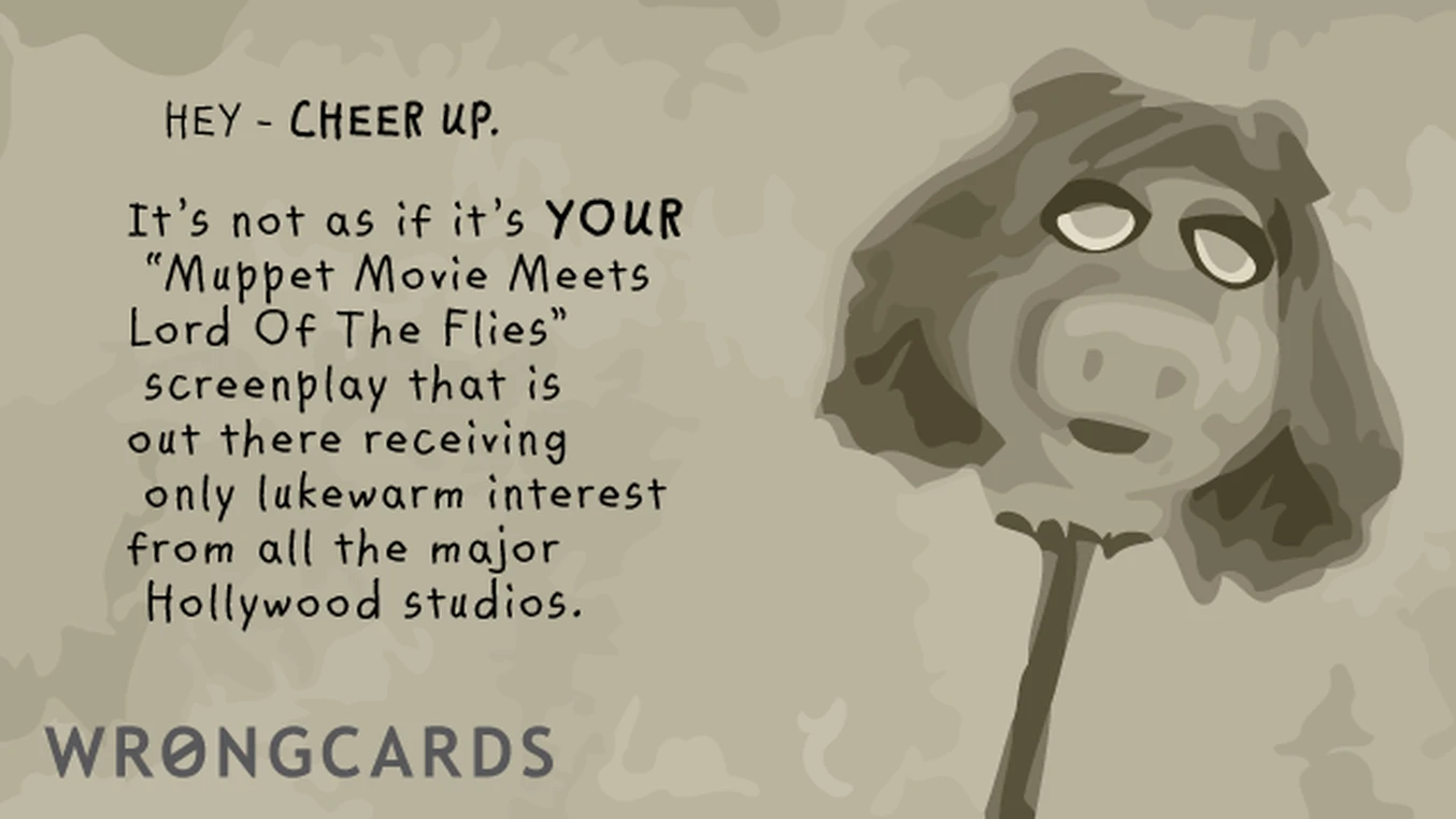Miss Piggy Offed: Twisted Muppets Humor eCard | Wrongcards